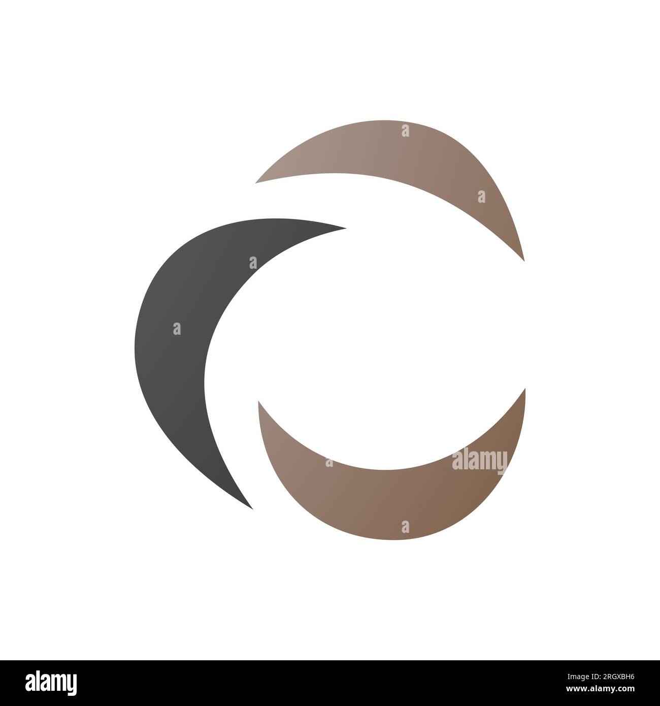 Bold white crescent shape hi-res stock photography and images - Alamy