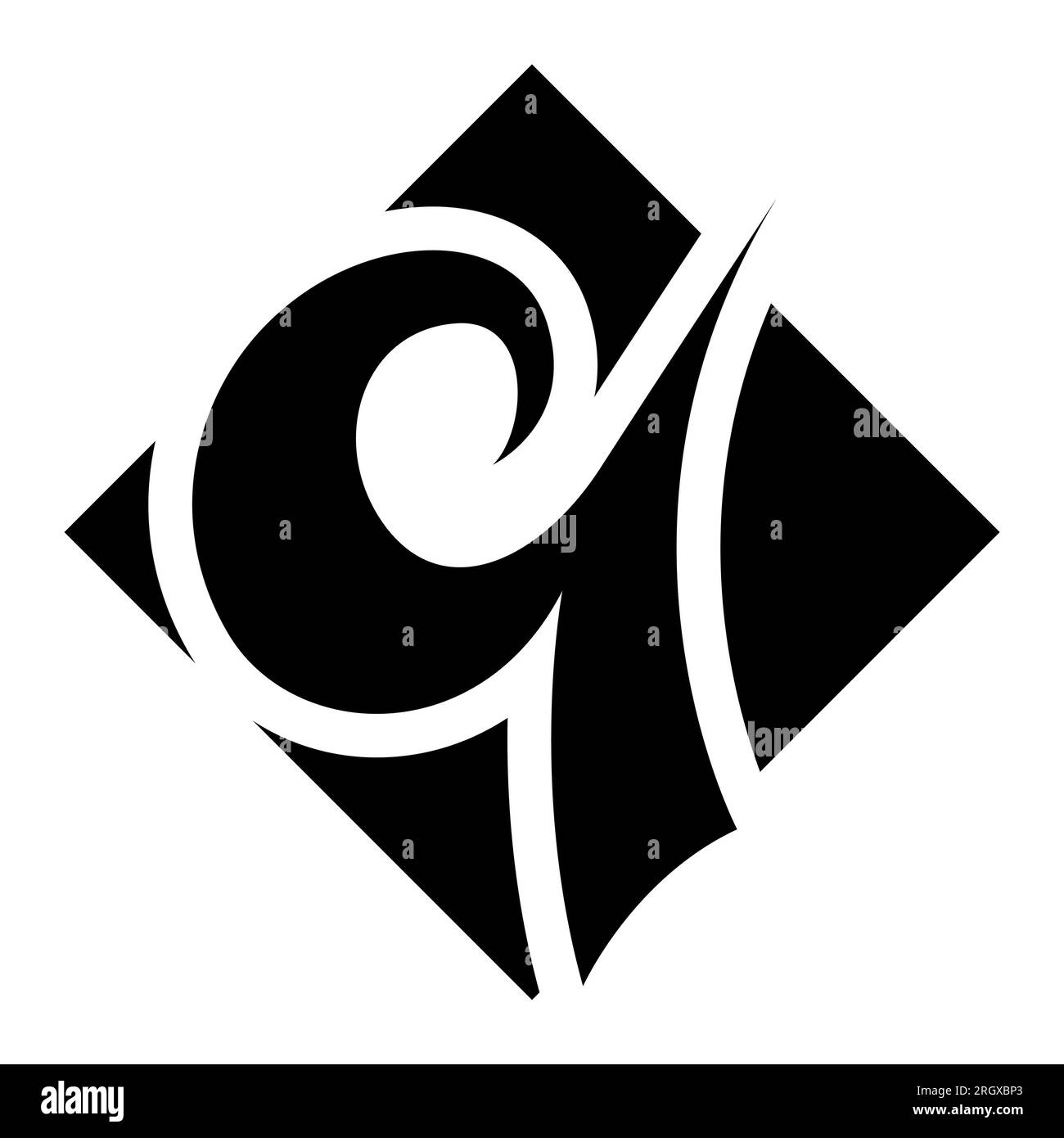 Diamond logos Black and White Stock Photos & Images - Alamy