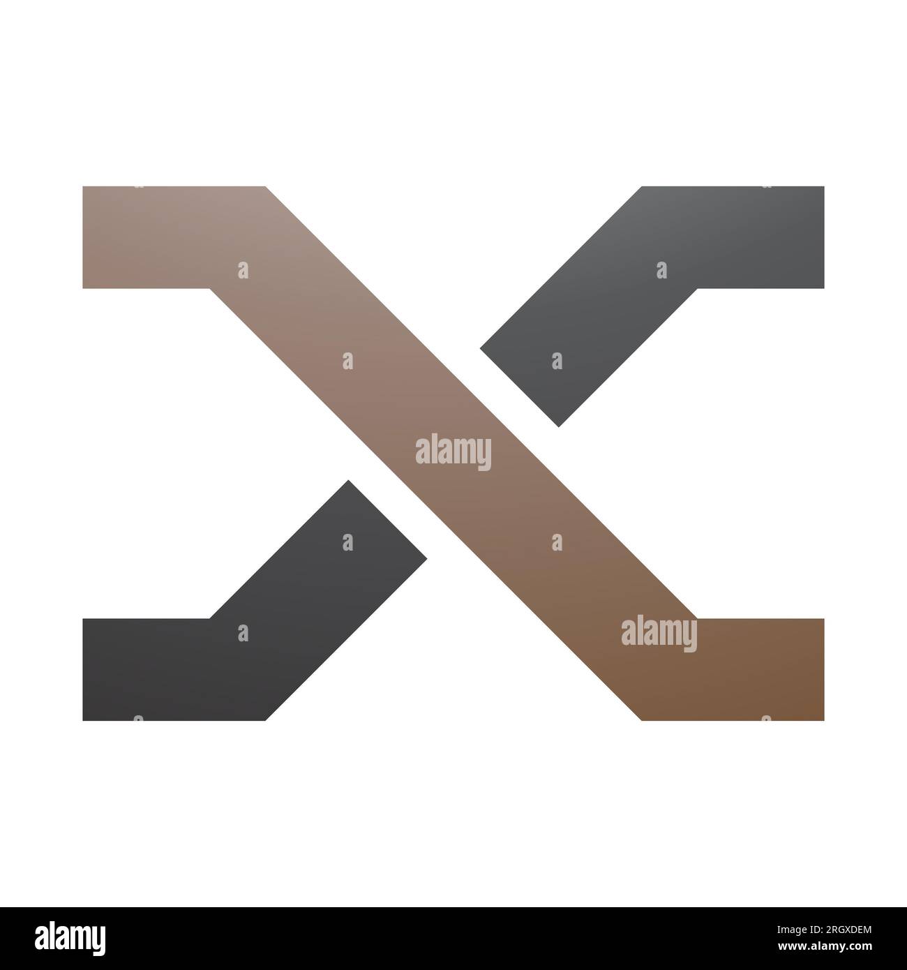 Black letter icon crossing hi-res stock photography and images - Alamy