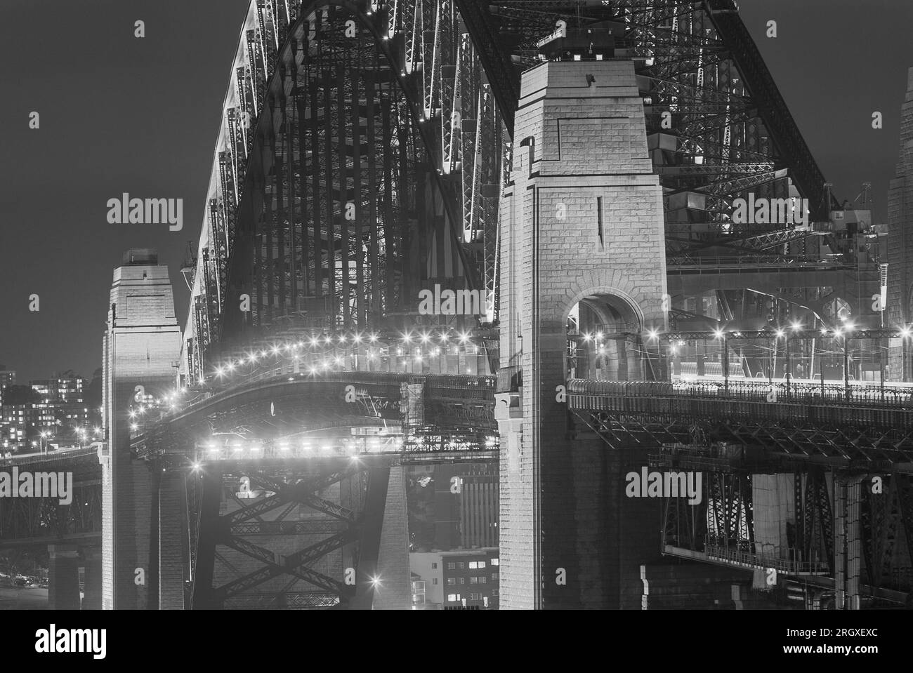 Sydney urban scene Black and White Stock Photos & Images - Alamy