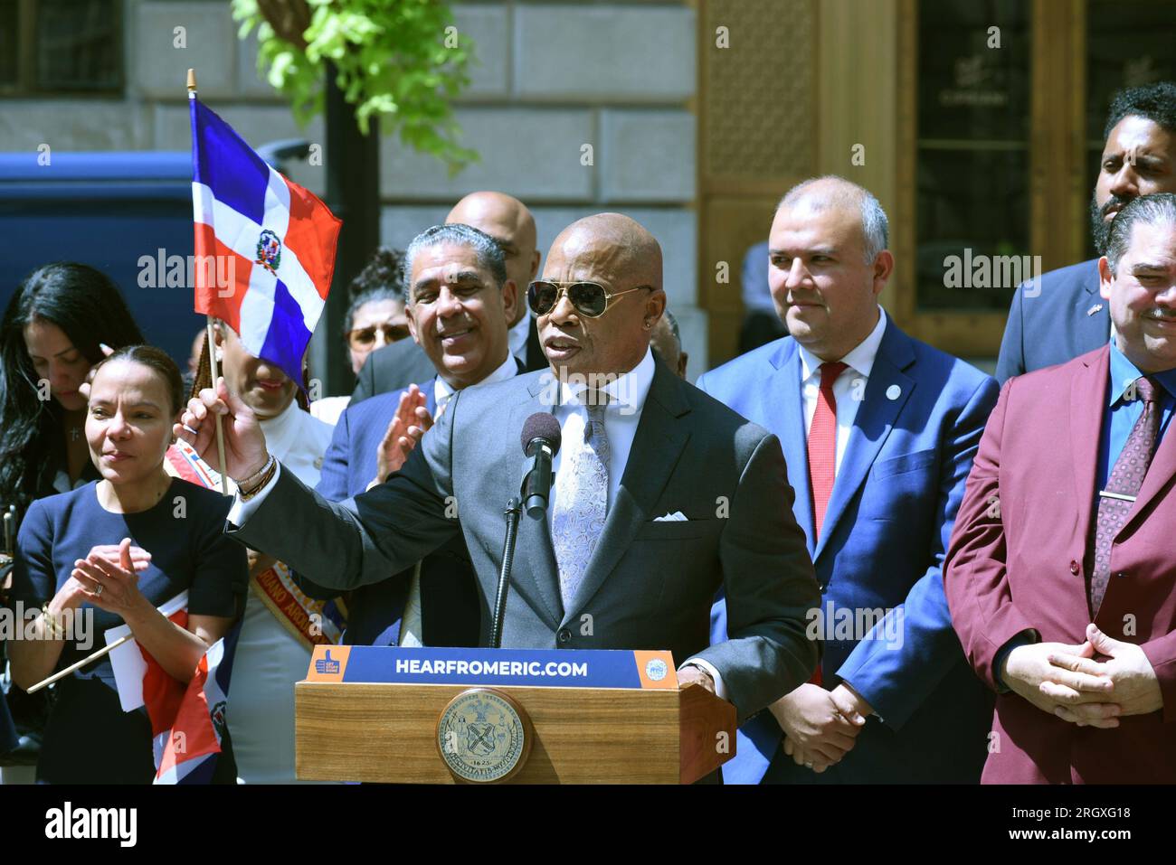 August 12, 2023, %G: (NEW) The raising of the Dominican Flag at Bowling ...