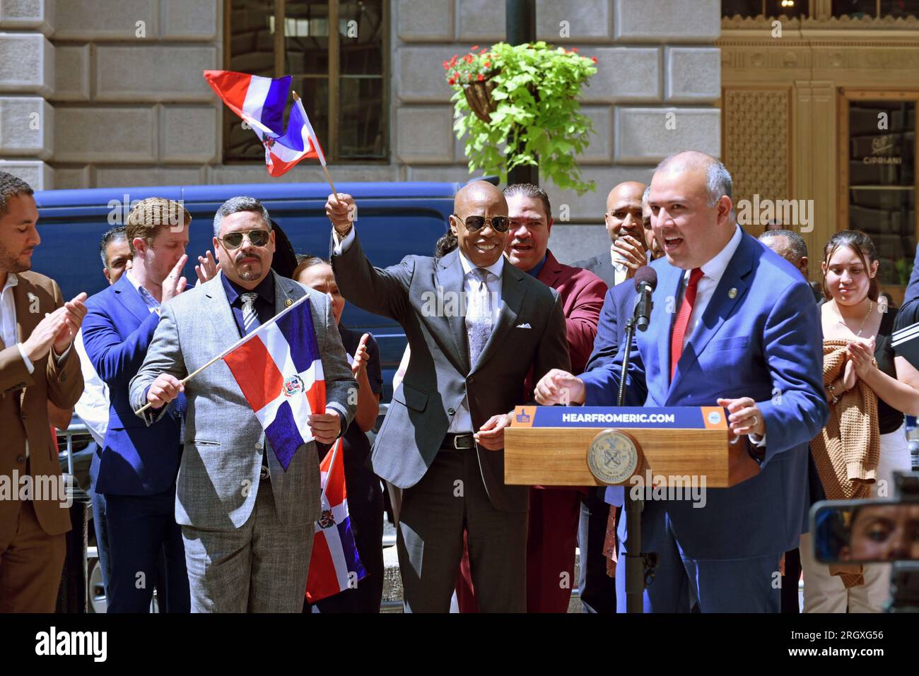 August 12, 2023, %G: (NEW) The raising of the Dominican Flag at Bowling ...