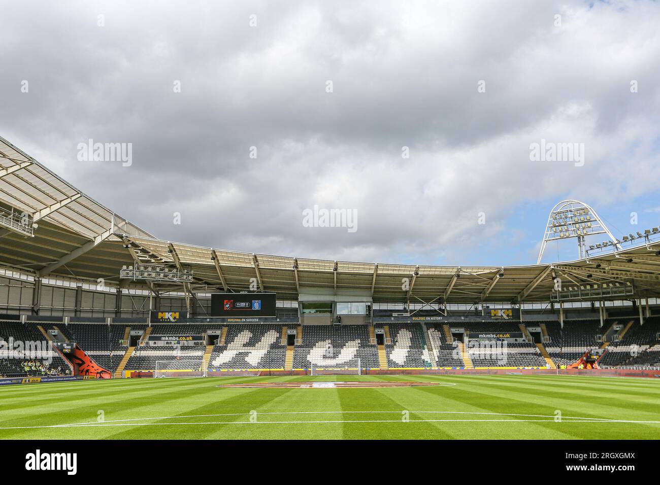 Hull, UK. 12th Aug, 2023. General View inside the Stadium during the ...