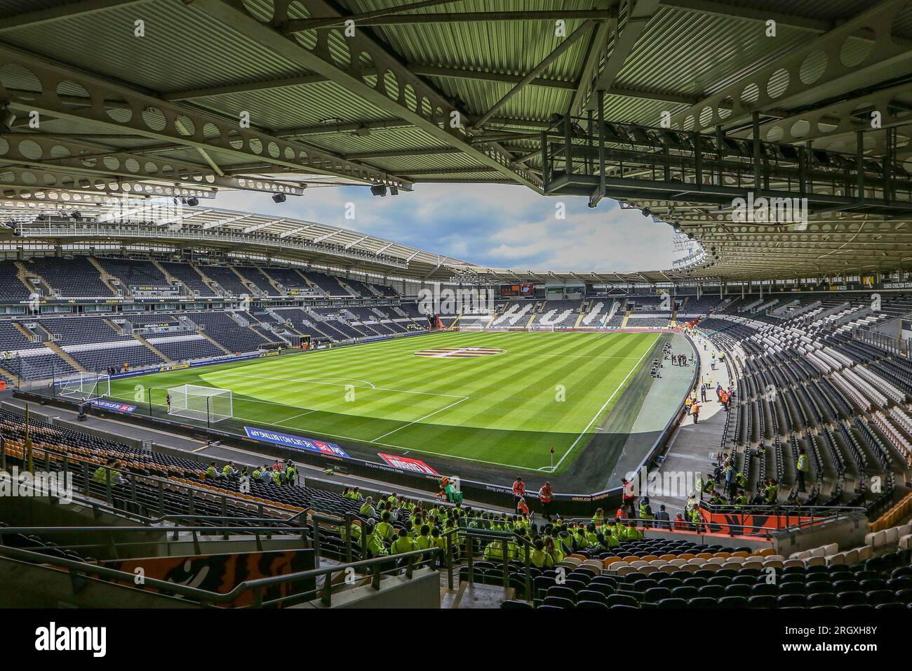 Hull, UK. 12th Aug, 2023. General View inside the Stadium during the ...