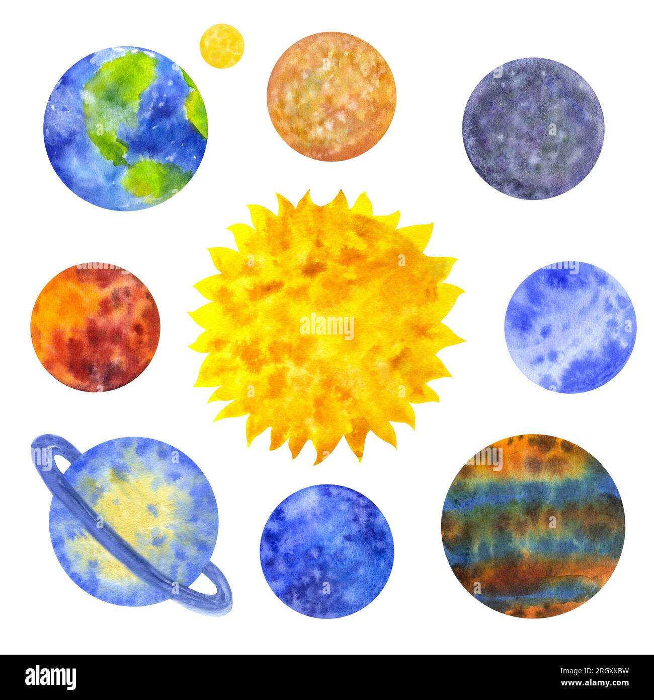 Night sky jupiter moon Cut Out Stock Images & Pictures - Alamy