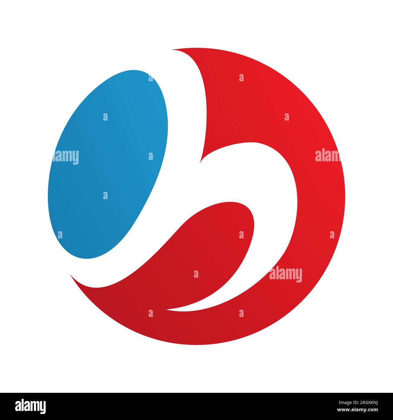 Red And Blue Circle Logos