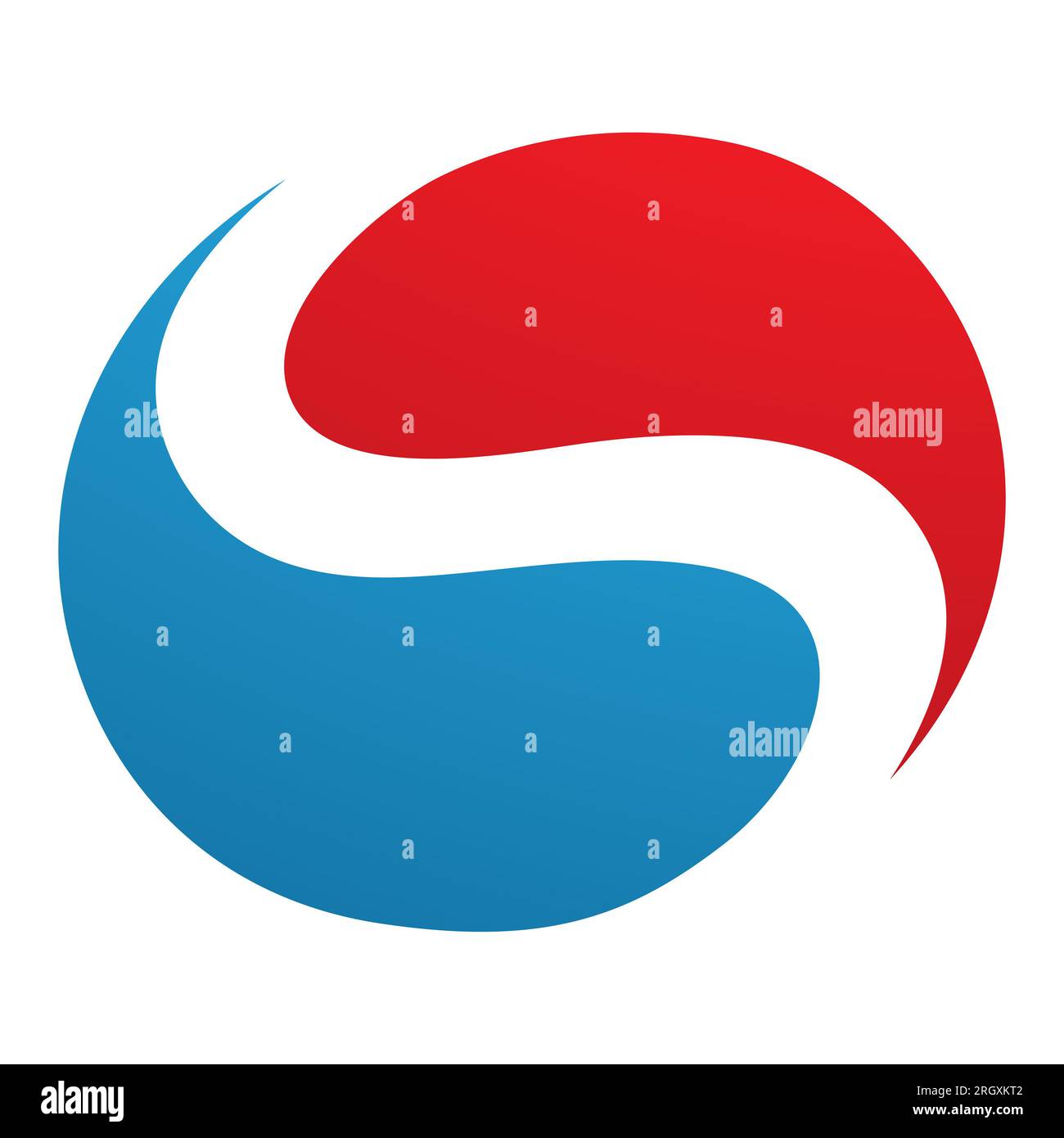 Red And Blue Circle Logos
