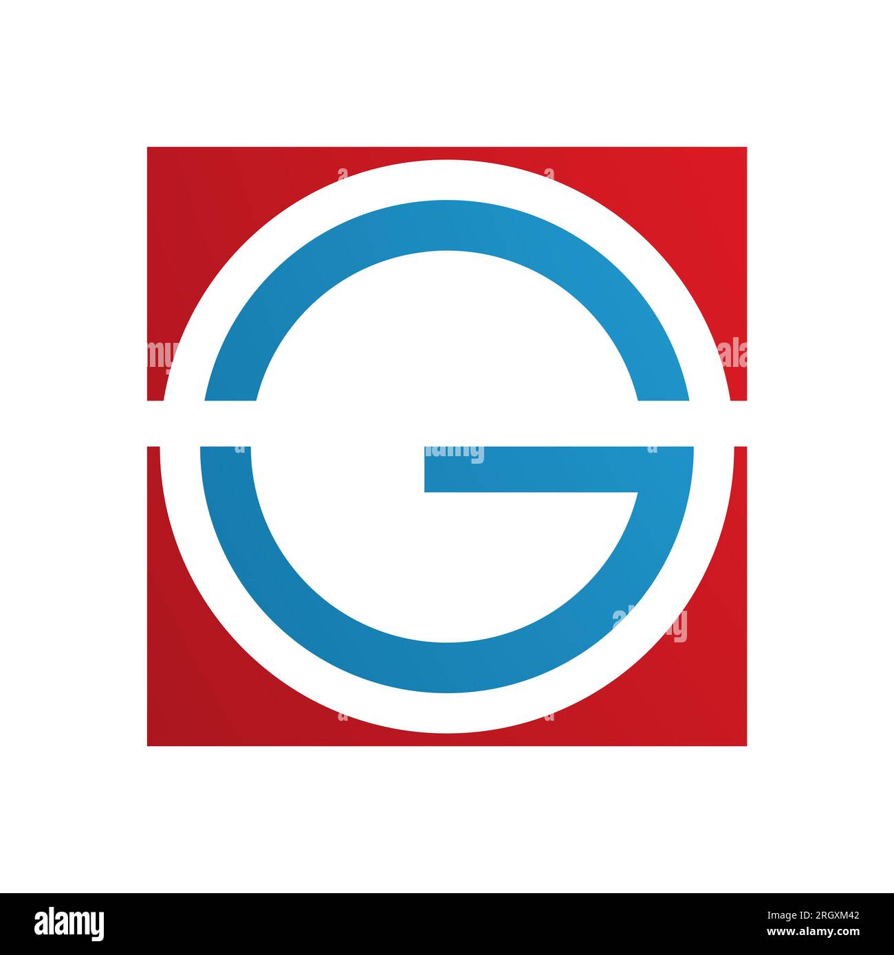 Blue And Red Square Logo