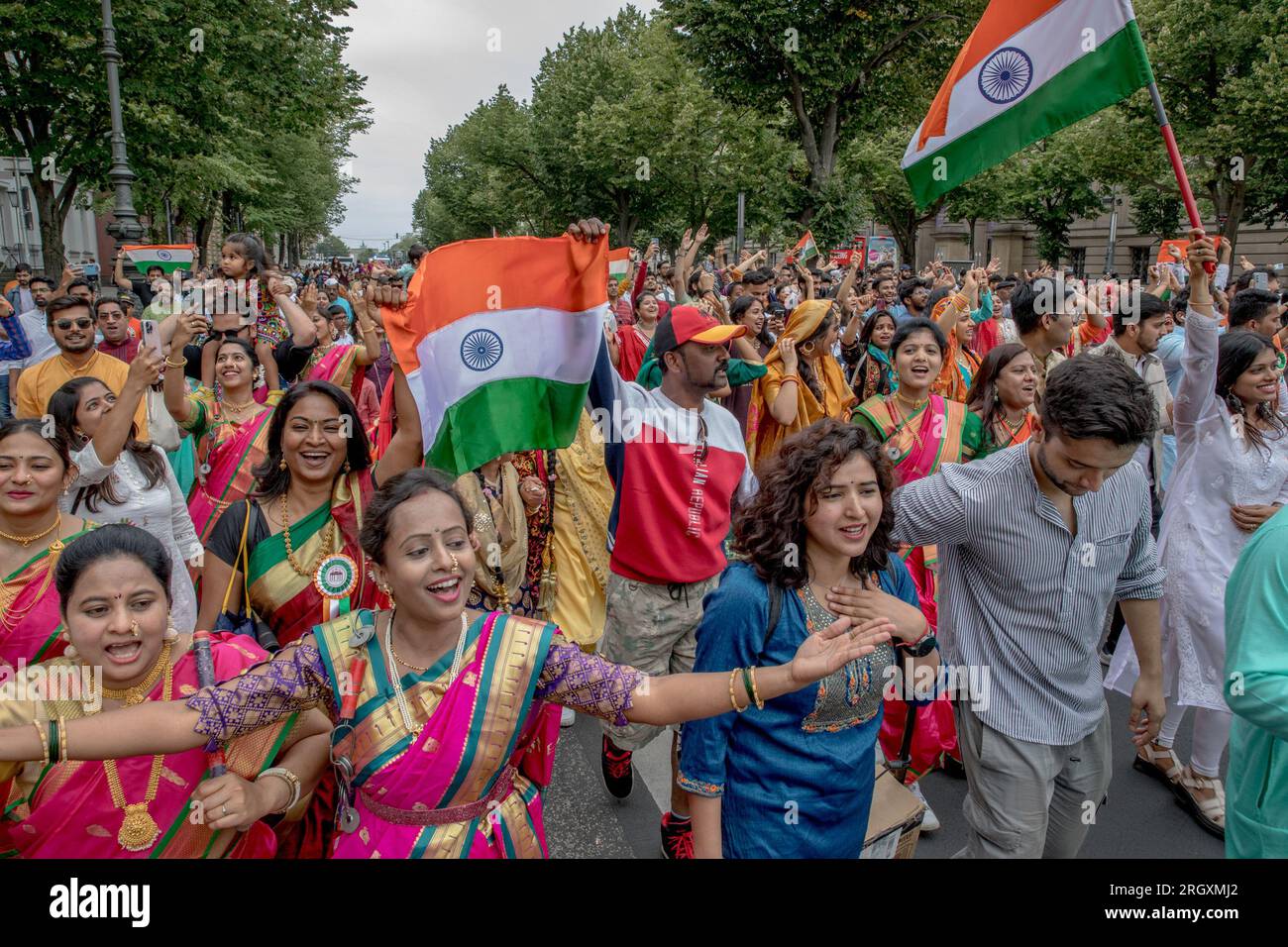 Berlin, Germany. 12th Aug, 2023. The streets of Berlin came alive on ...