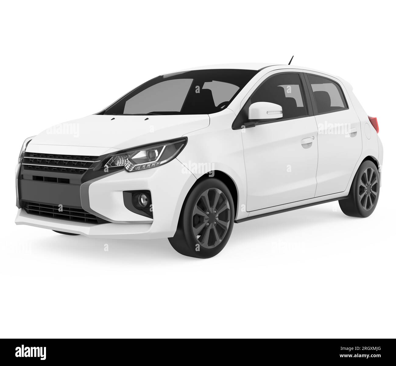 Car Hatchback Isolated Stock Photo - Alamy