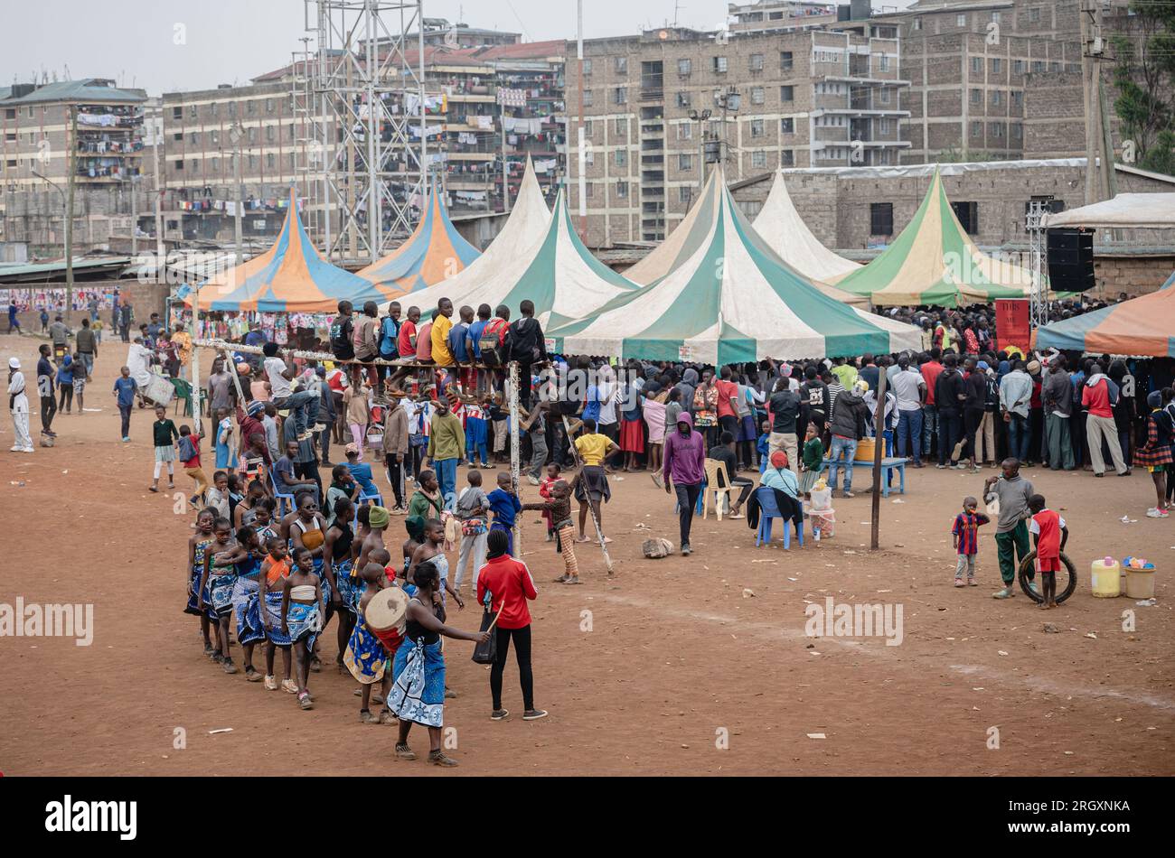 Nairobi. 11th Aug, 2023. This photo taken on Aug. 11, 2023 shows the ...