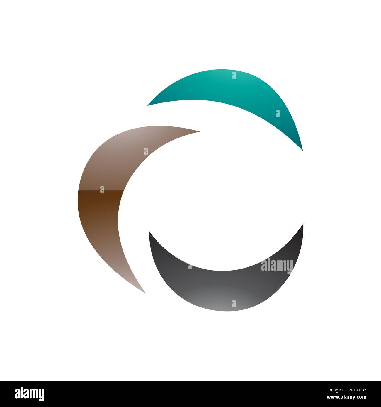 Bold white crescent shape hi-res stock photography and images - Alamy