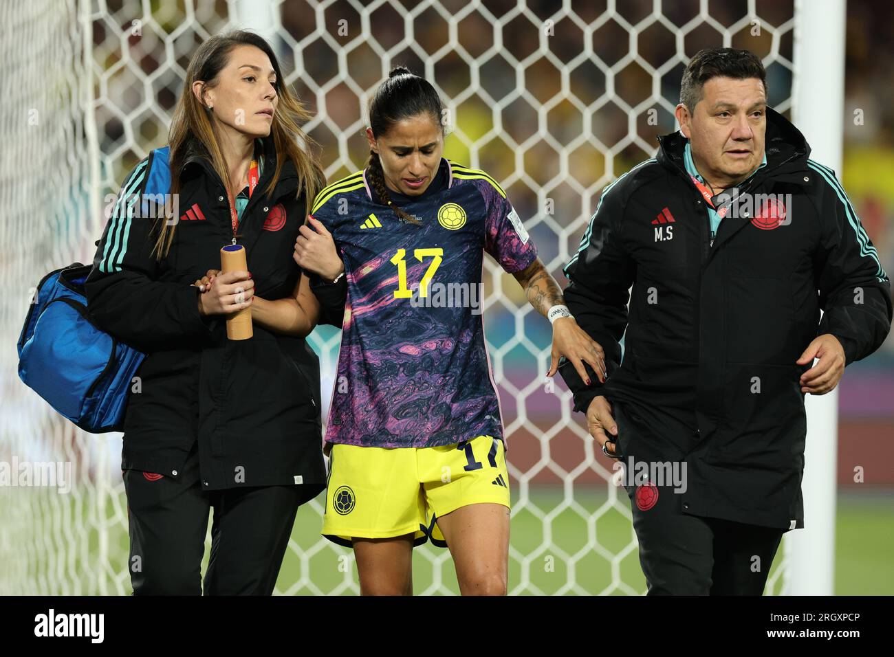Sydney, Australia. 12th Aug, 2023. Carolina Arias of Colombia leaves ...
