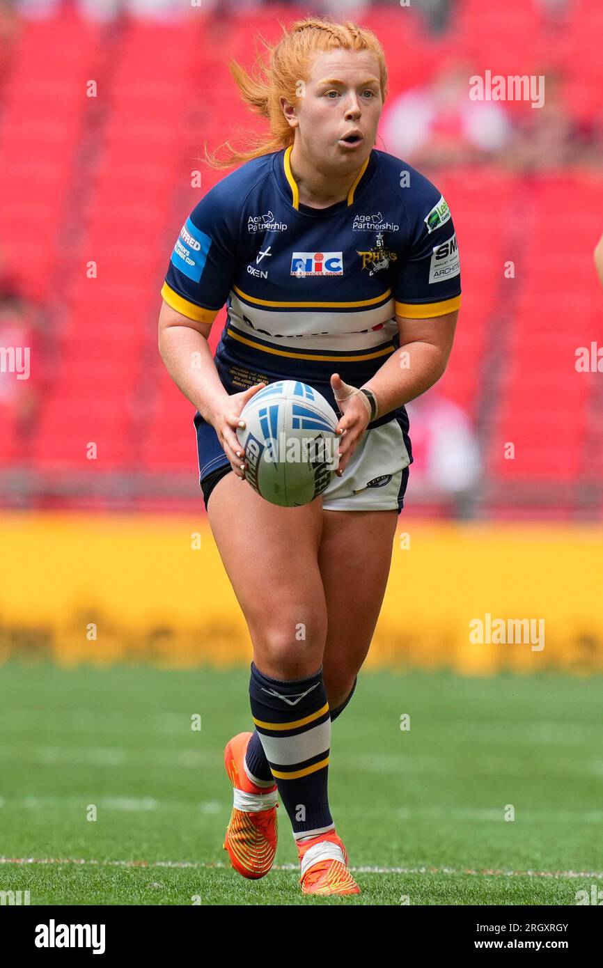 Caitlin Casey #26 of Leeds Rhinos during the Betfred Womens Challenge ...