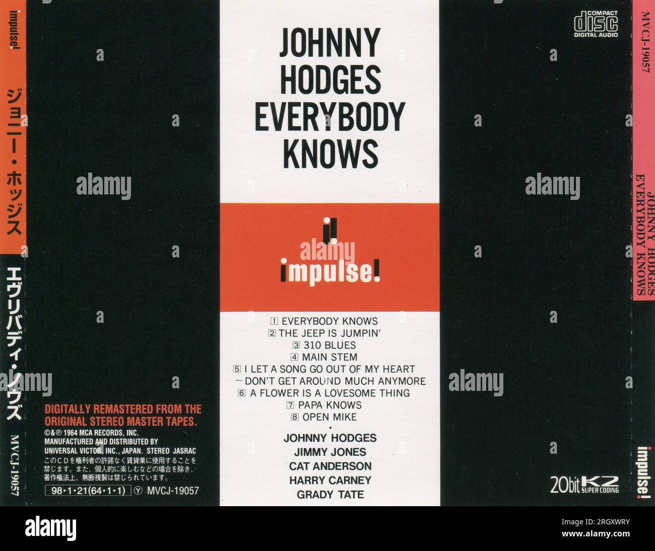 Johnny hodges hi-res stock photography and images - Alamy