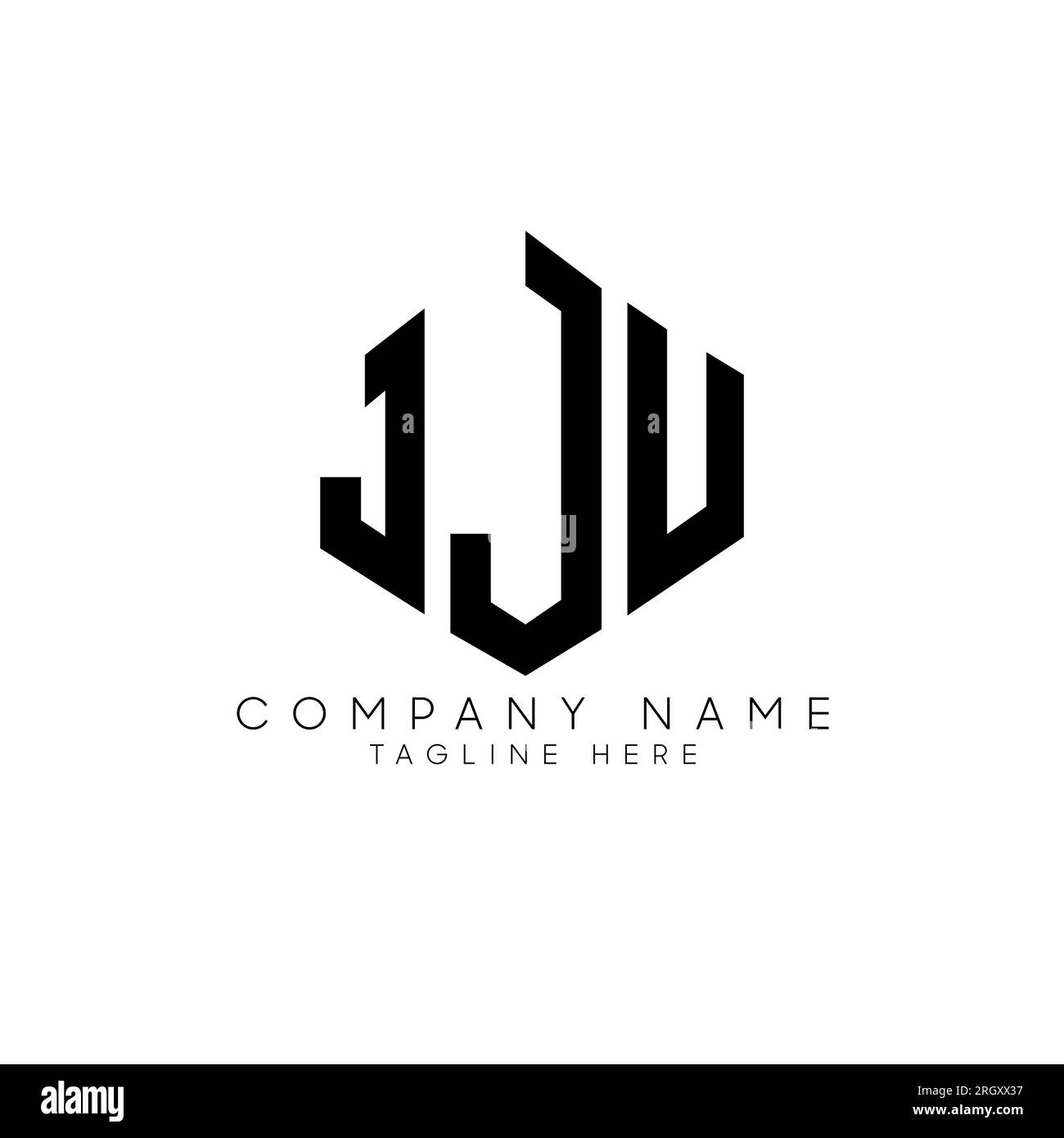 Jju logo design hi-res stock photography and images - Alamy