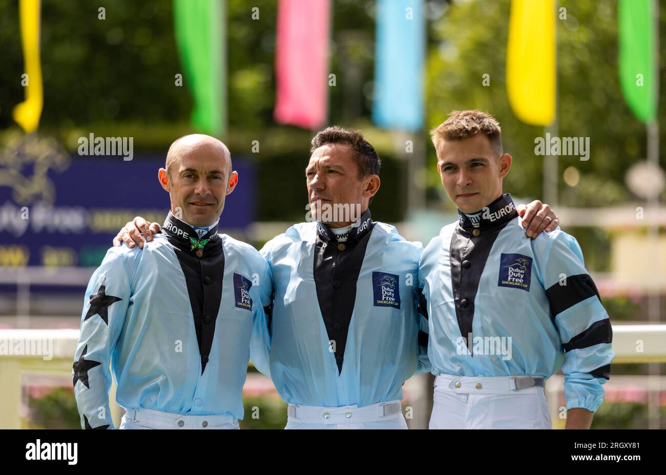 Team Europe Olivier Peslier, Frankie Dettori and Thore Hammer Hansen ...