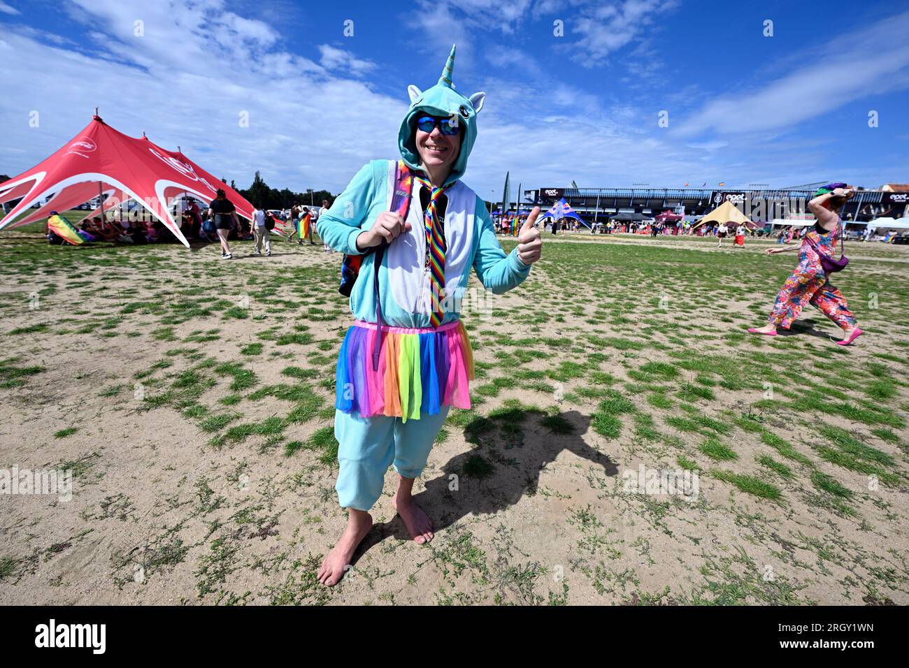 Prague, Czech Republic. 12th Aug, 2023. The LGBT festival Prague Pride ...