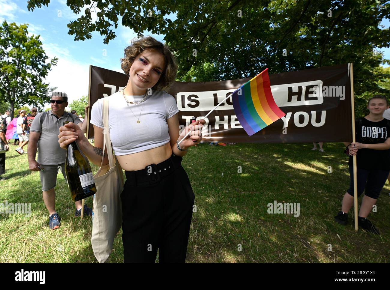 Prague, Czech Republic. 12th Aug, 2023. The LGBT festival Prague Pride ...