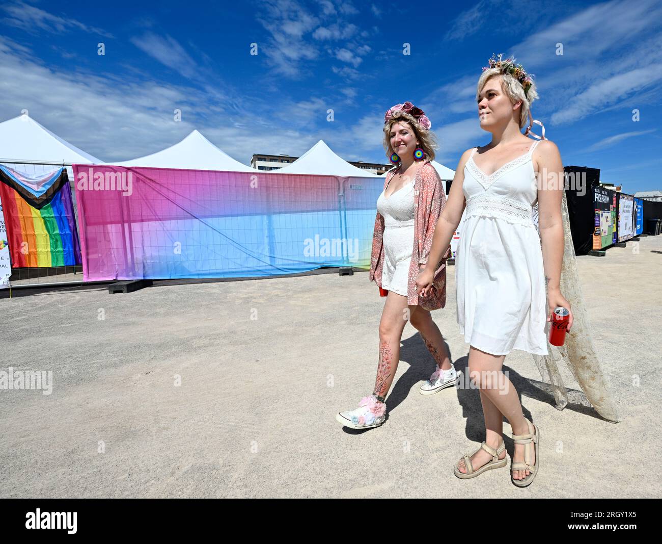 Prague, Czech Republic. 12th Aug, 2023. The LGBT festival Prague Pride ...