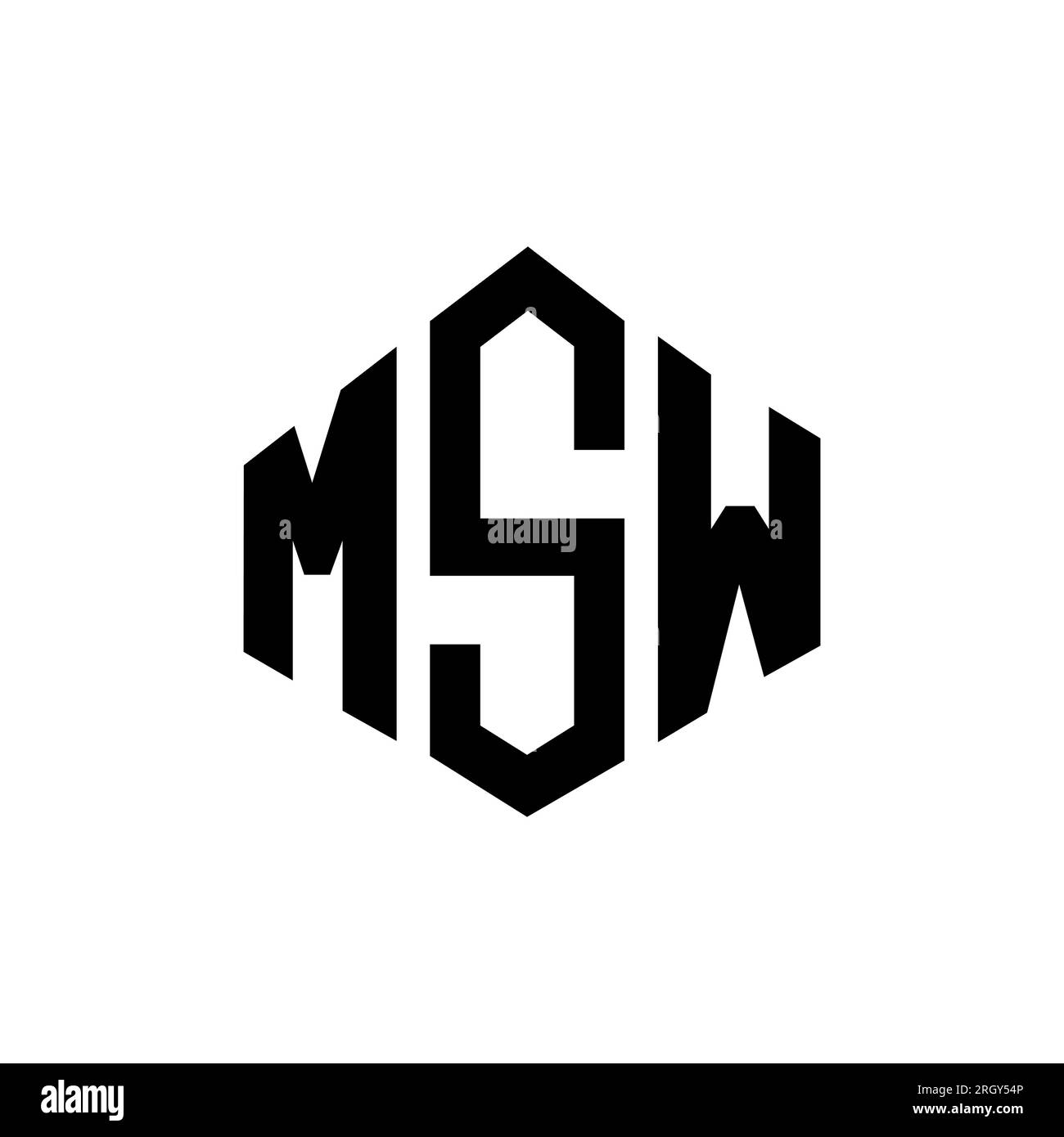 Msw logo design hi-res stock photography and images - Alamy