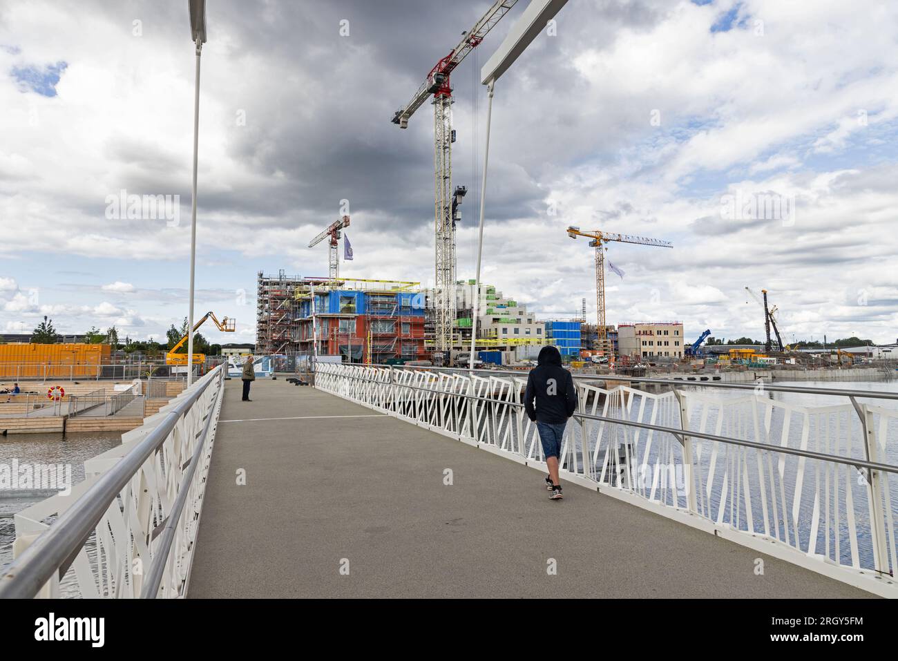 Byggkran hi-res stock photography and images - Alamy