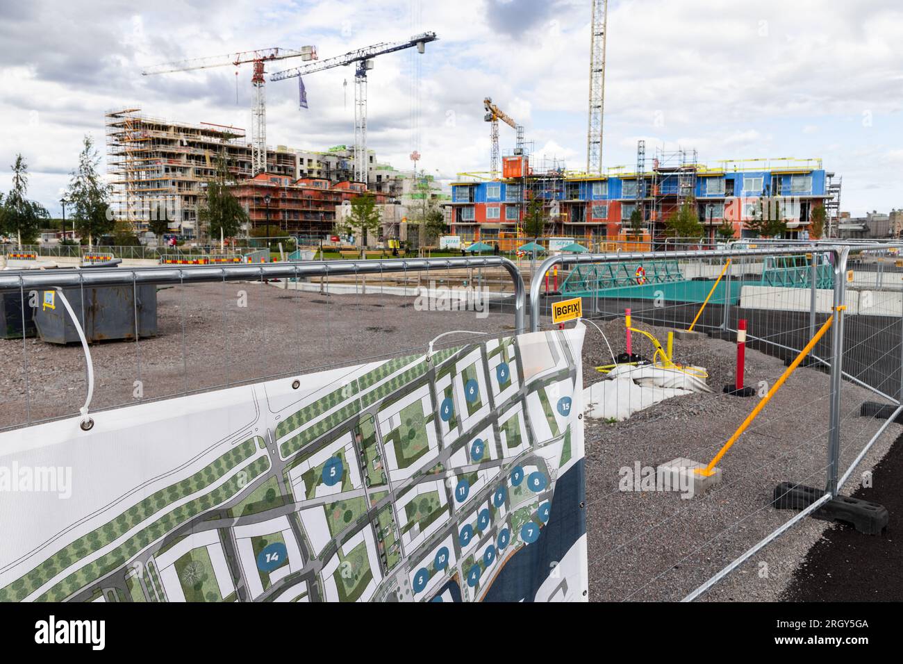 Byggnadskranar hi-res stock photography and images - Alamy