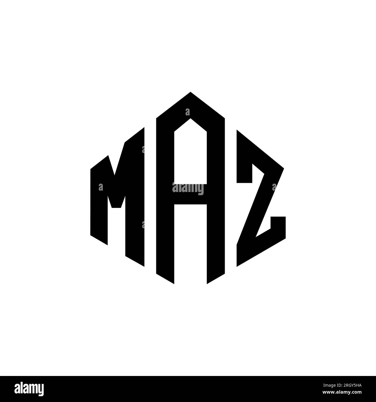 Maz logo design hi-res stock photography and images - Alamy