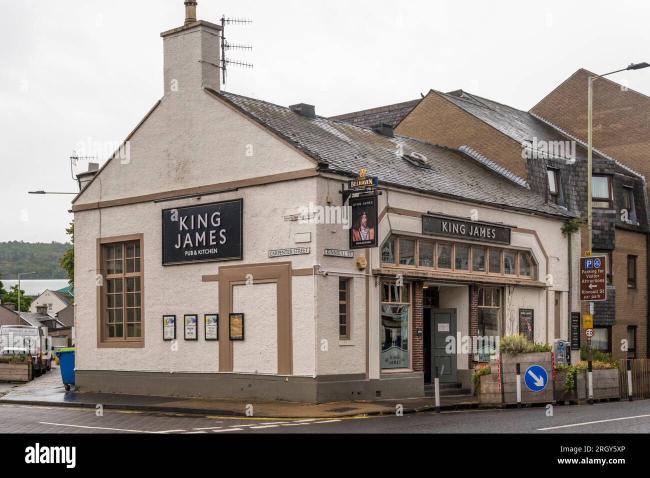The King James public house in Kinnoull Street, Perth Stock Photo - Alamy