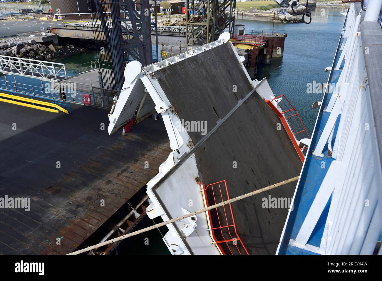 The Pont Aven Brittany Ferries ship preparing to leave Plymouth for ...