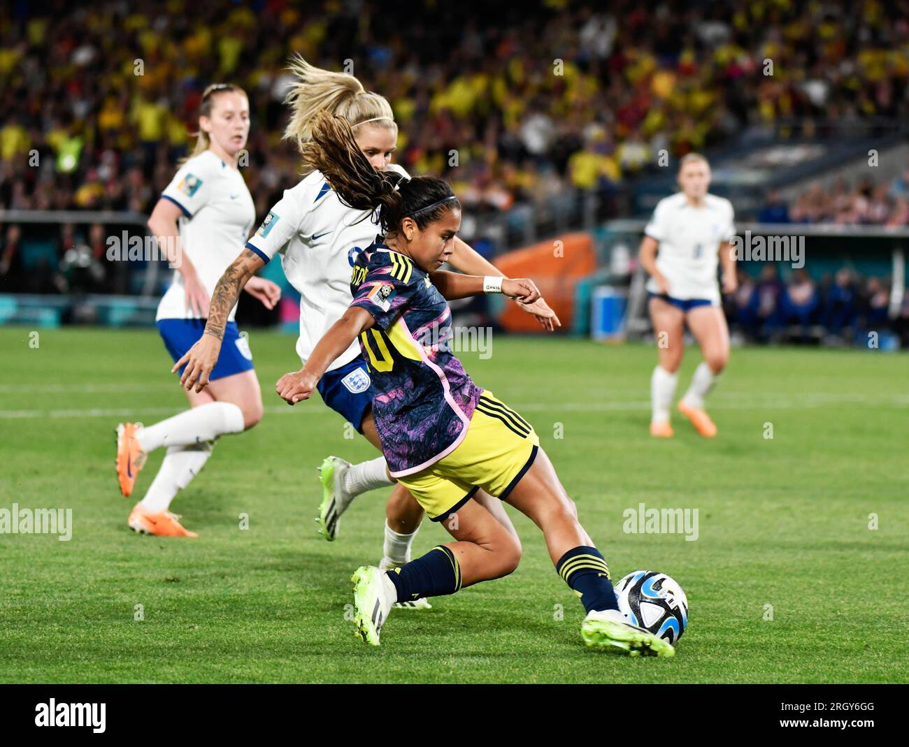 Sydney, Australia. 12th August 2023. Colombia's Leicy Santos at Stadium ...