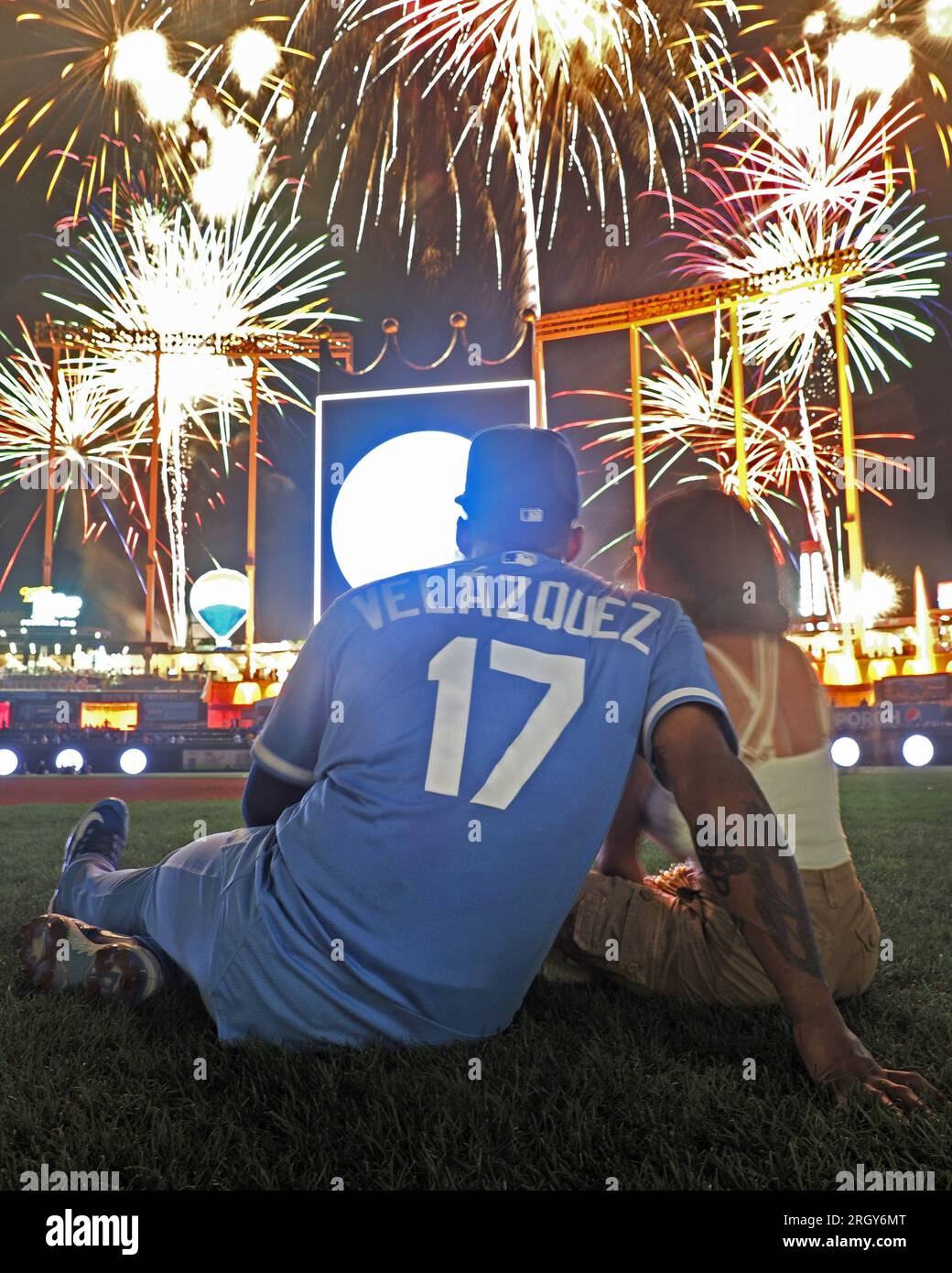 Kansas, USA. 11th Aug, 2023. AUG 11, 2023: Kansas City Royals right ...