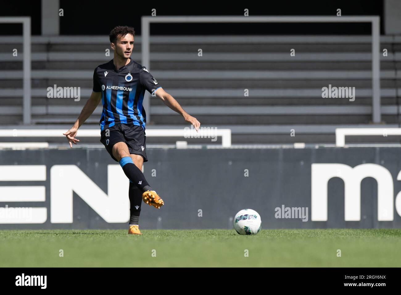 Roeselare, Belgium. 12th Aug, 2023. Club NXT's Amine Et-Taibi pictured ...