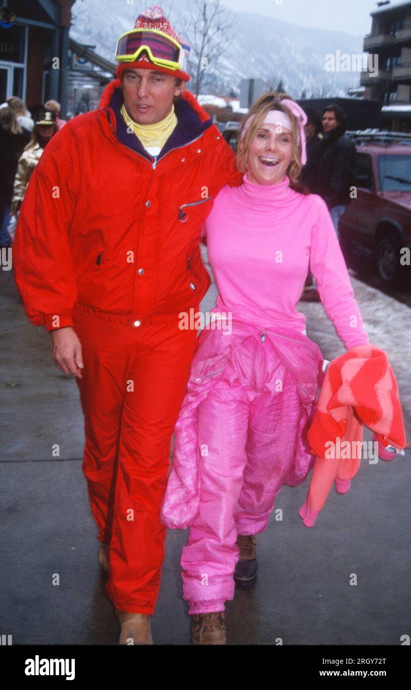 1992Donald Trump Kelly Ann Sabatasso in Apen Credit: John Barrett ...