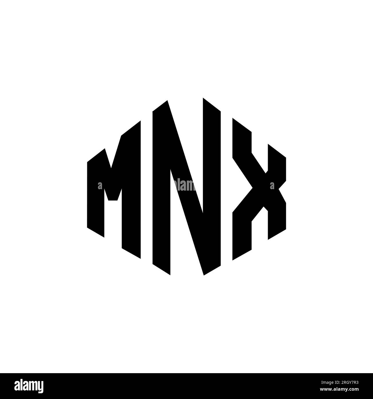 Mnx letter logo hi-res stock photography and images - Alamy