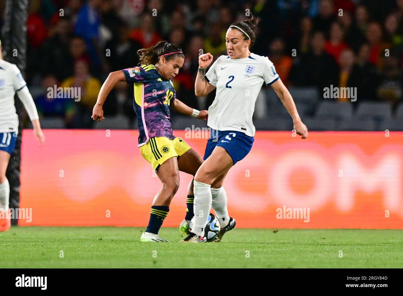 Sydney, Australia. 12th Aug, 2023. Leicy Maria Santos Herrera (L) of ...