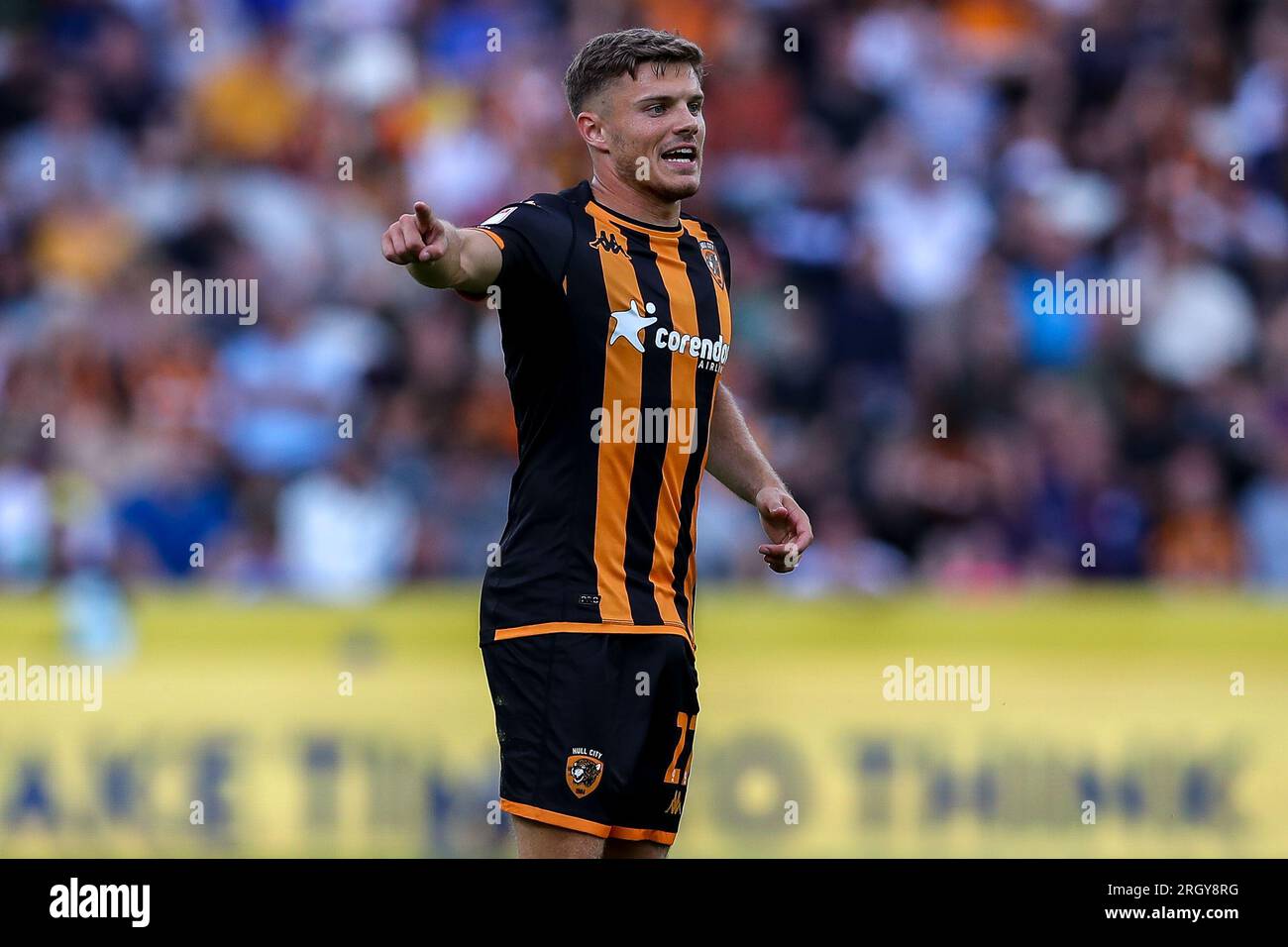 Regan Slater of Hull City during the Sky Bet Championship match Hull ...