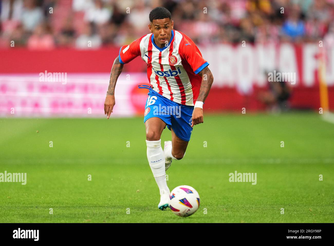 Savio Moreira Savinho of Girona FC during the Pre-season friendly ...