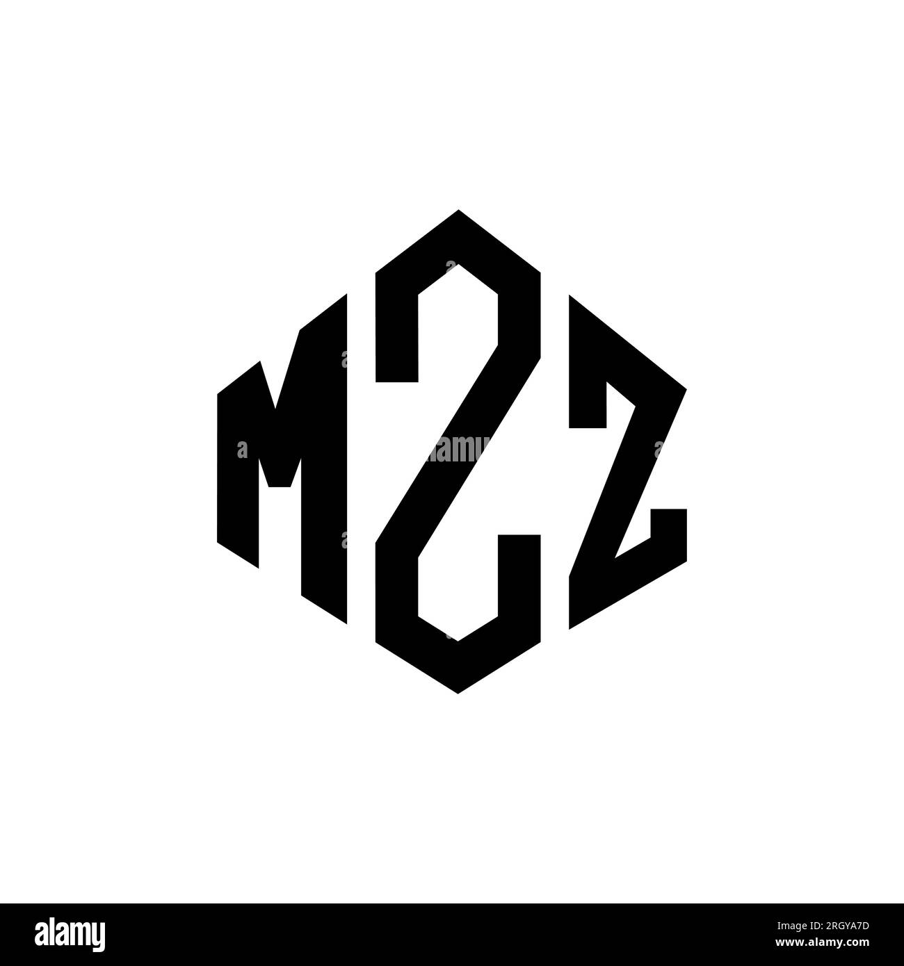 Mzz letter logo Stock Vector Images - Alamy