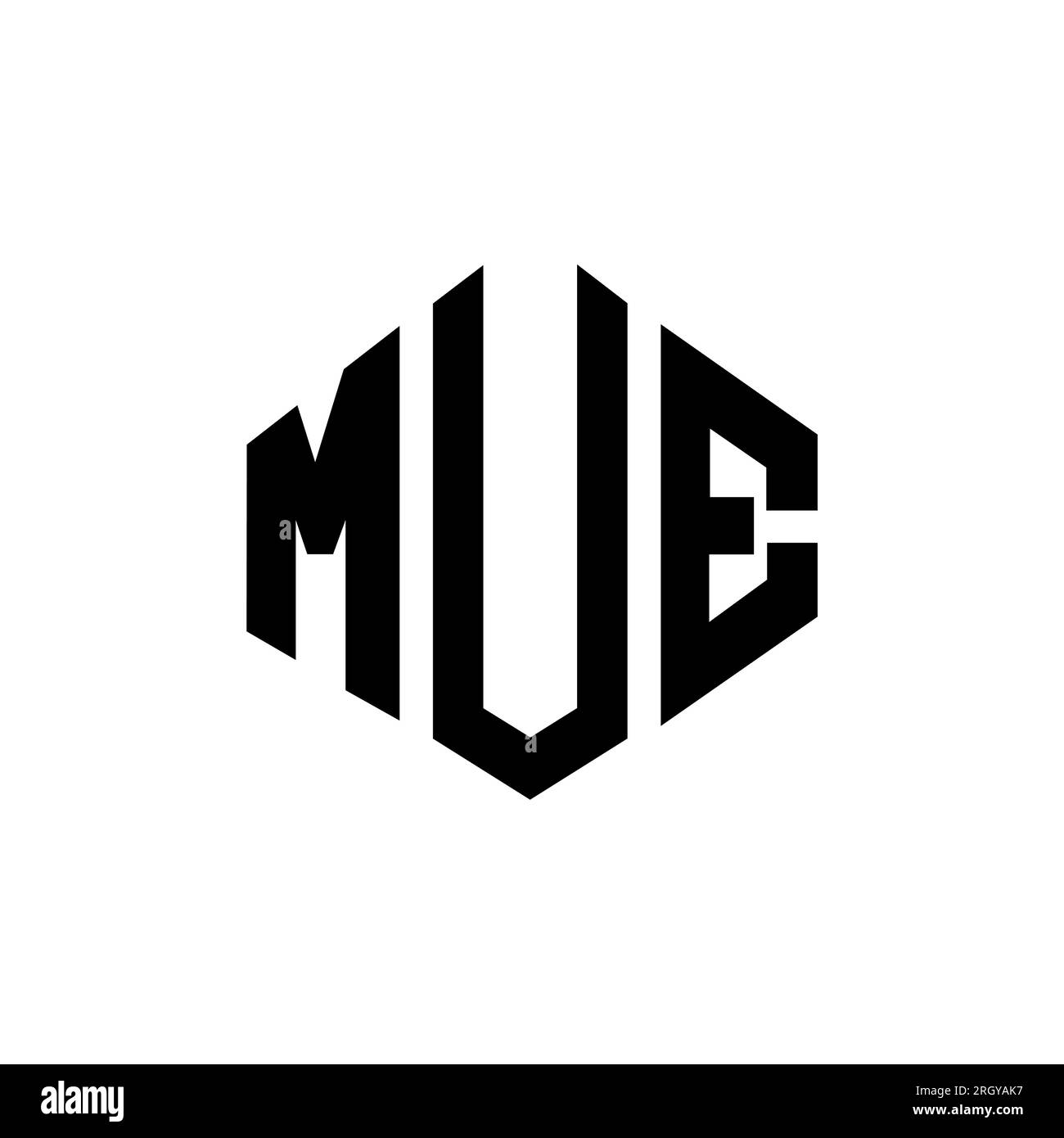 Mue logo design Black and White Stock Photos & Images - Alamy