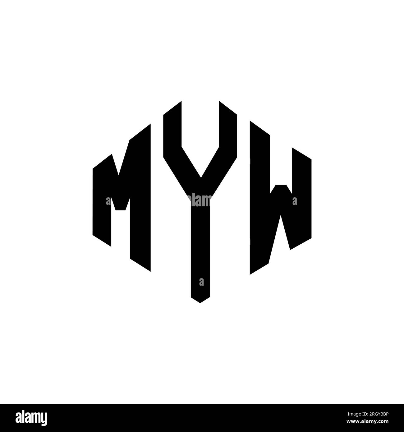 Myw logo design hi-res stock photography and images - Alamy