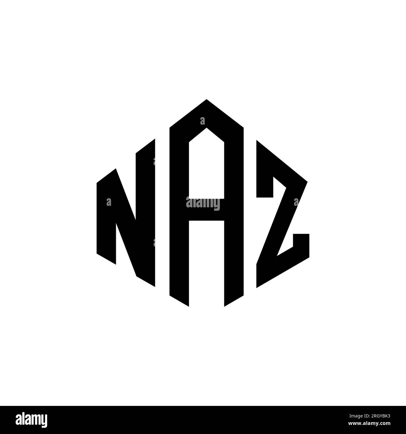 Naz logo design Black and White Stock Photos & Images - Alamy