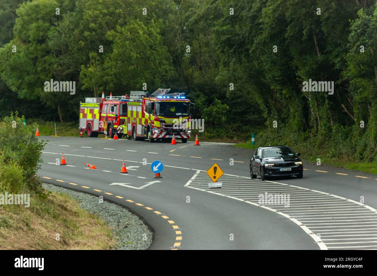 Bantry, West Cork Ireland, Saturday 12 Aug. 2023; A motorcyclist was ...