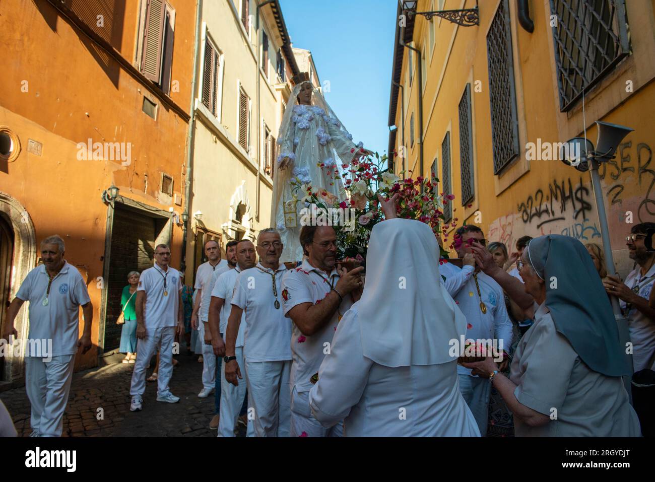 July 31, 2023 - Rome, Italy: Solemn celebration and procession in the ...