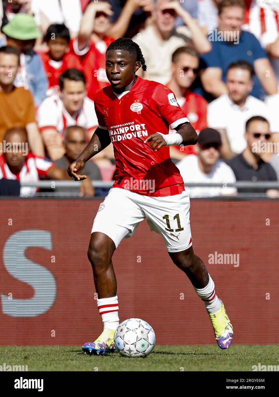 EINDHOVEN - Johan Bakayoko of PSV Eindhoven during the Dutch premier ...