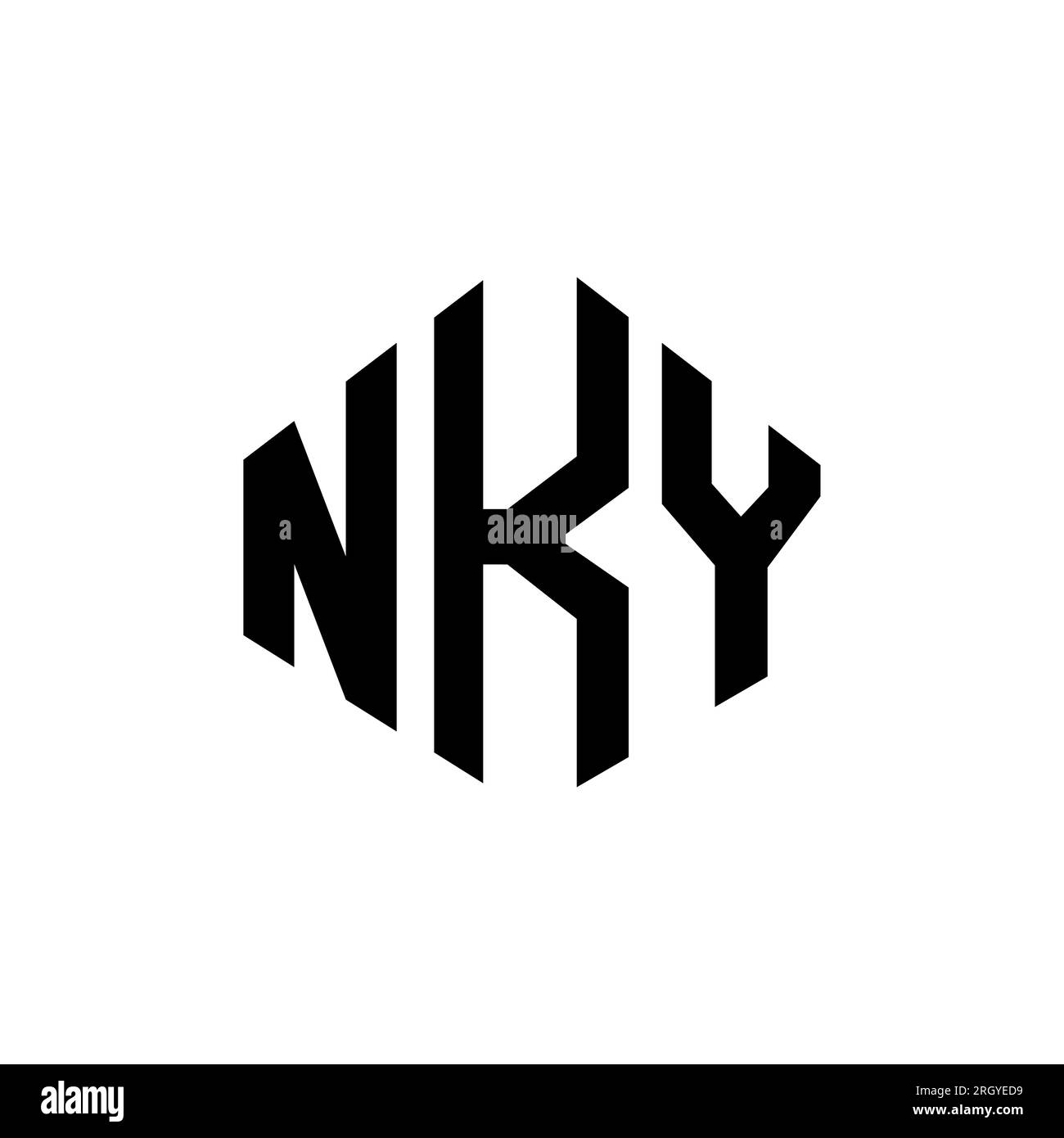 Nky hexagon Stock Vector Images - Alamy