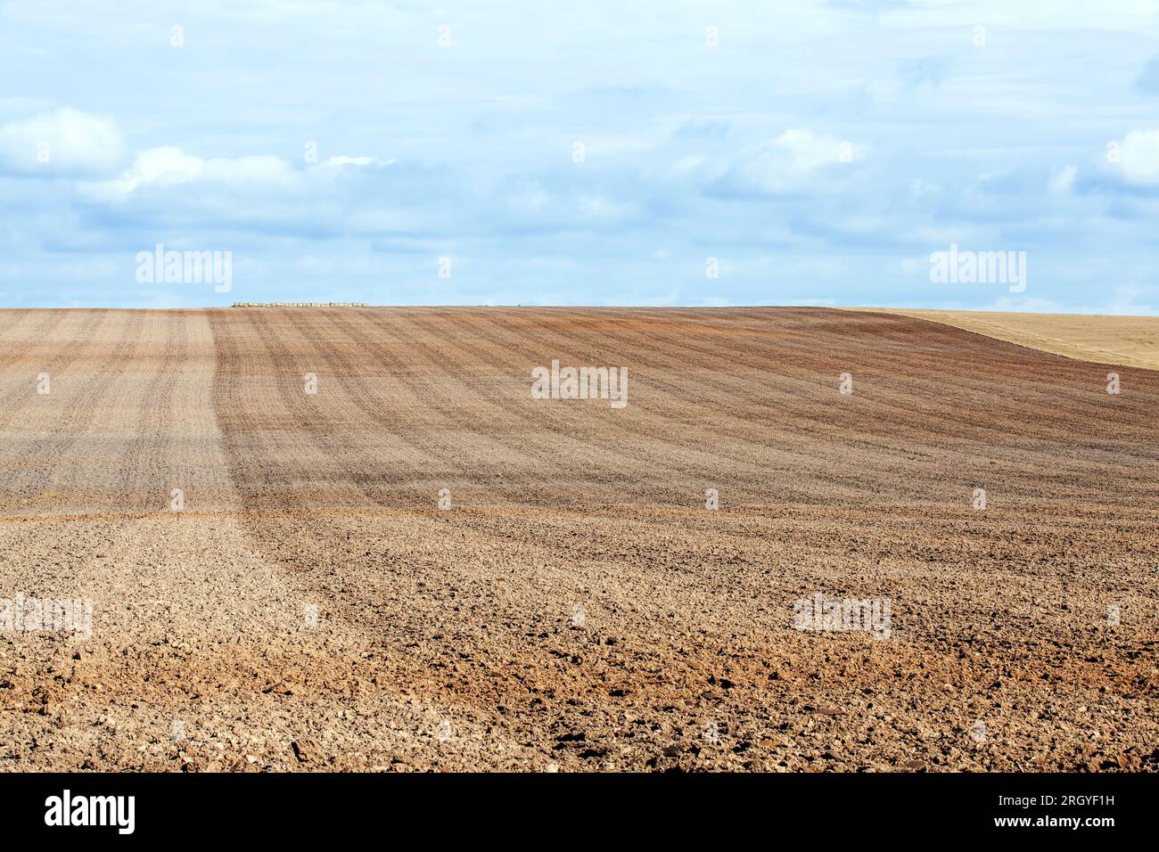 tillage in the agricultural field for planting a new crop , agriculture ...