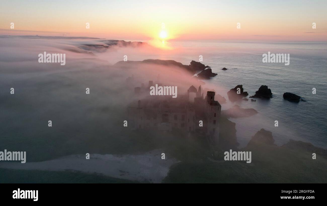 Slains castle flowers hi-res stock photography and images - Alamy