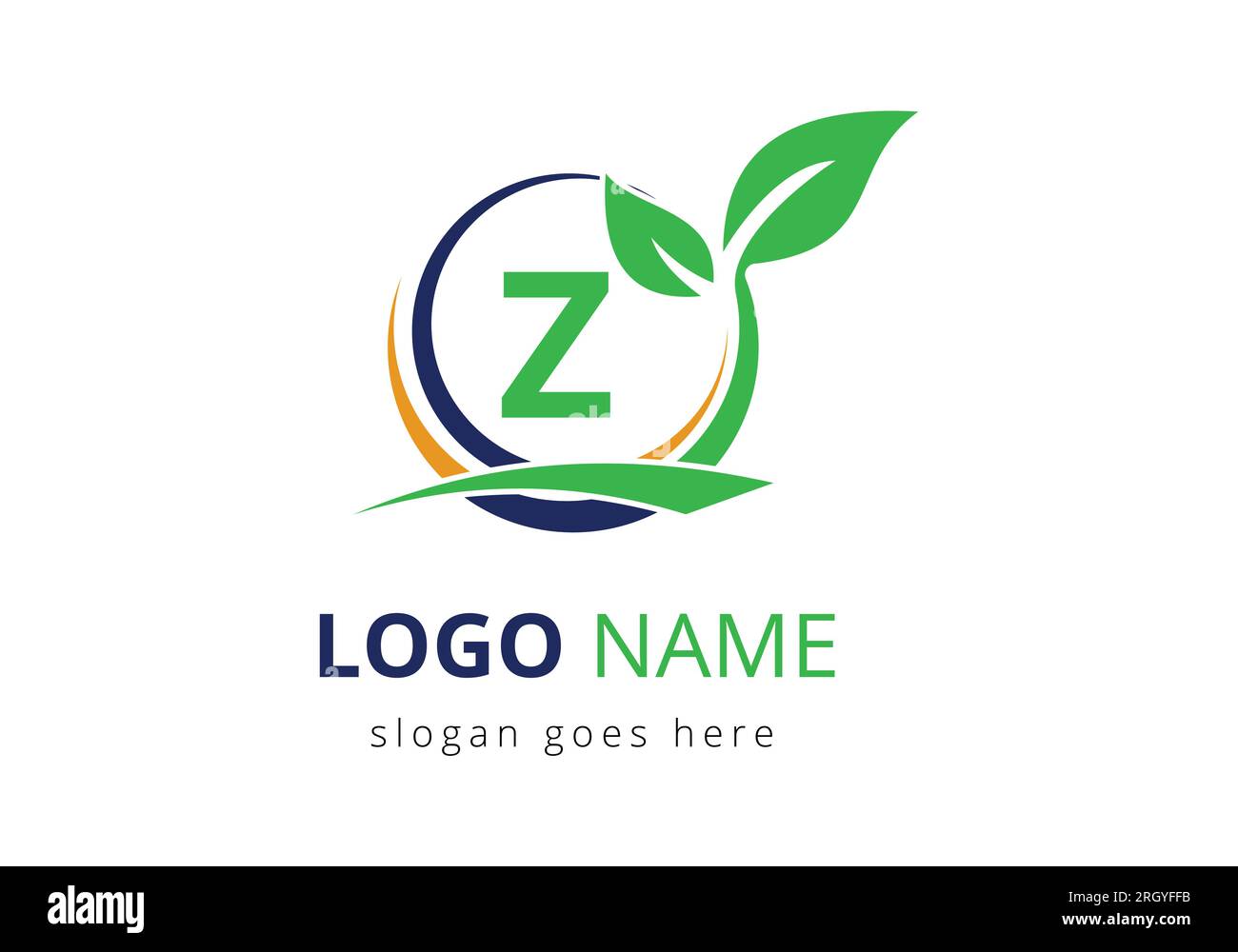 Letter Z Agriculture Logo. Agro Farm Logo Based on Alphabet for Bakery ...
