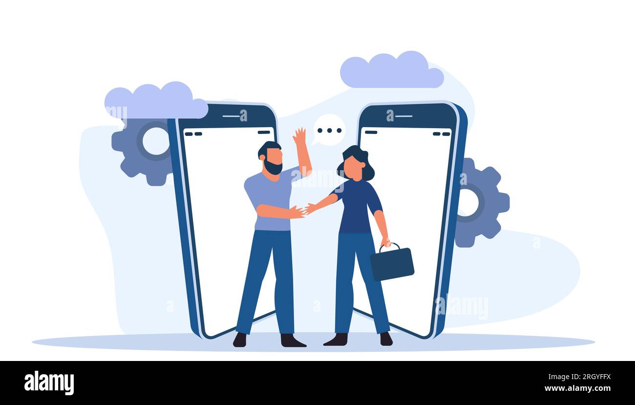 Business handshake deal illustration relationship trust teamwork job ...